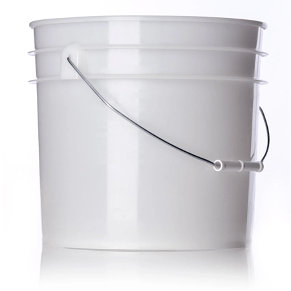 3.5 GALLON HDPE 90 MILS PAIL / ROUND - NATURAL - A. E. Fleming Co.